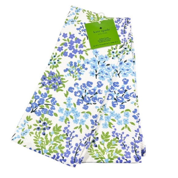 kate spade | Kitchen | New Kate Spade Floral Design Kitchen Towel Set2 ...